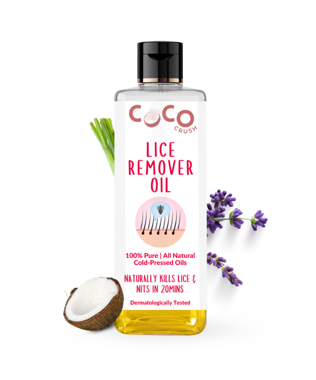 Lice Remover Hair Oil, 100% Natural, Kills Lice & Nits in 20min - 100ml ...