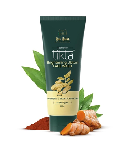 Ubtan Face Wash, Fresh Daily Tikta For Men & Women, Skin Brightening ...