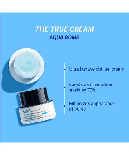 Moisturizer Duo, with True Cream Aqua Bomb & Moisturizing Bomb face ...