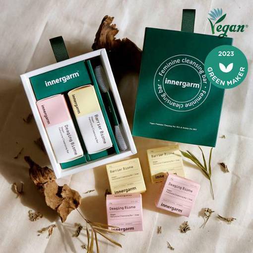 Feminine Cleansing Bar Set (Barrier Biome 100g+Deaging Biome 100g+Bar ...