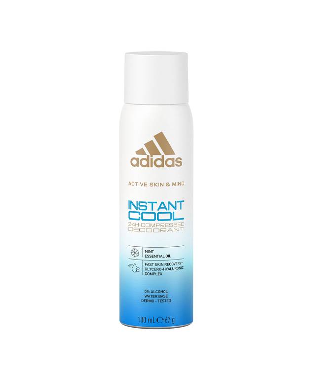 Instant Cool 24H Compressed Deodorant 100ml - maccaron