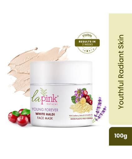 Young Forever Face Mask with White Haldi & Bakuchi | Reduces Fine Lines ...