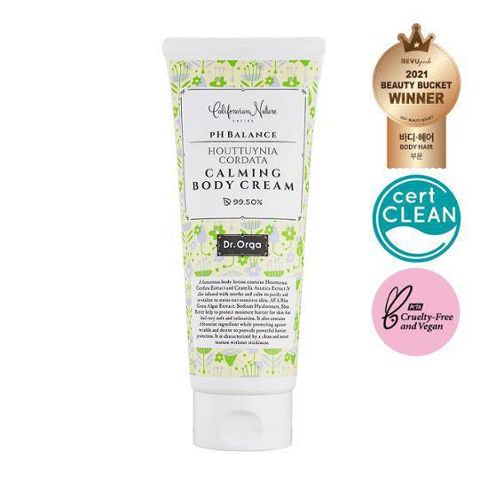 PH Balance Houttuynia Cordata Calming Body Cream 210ml - maccaron