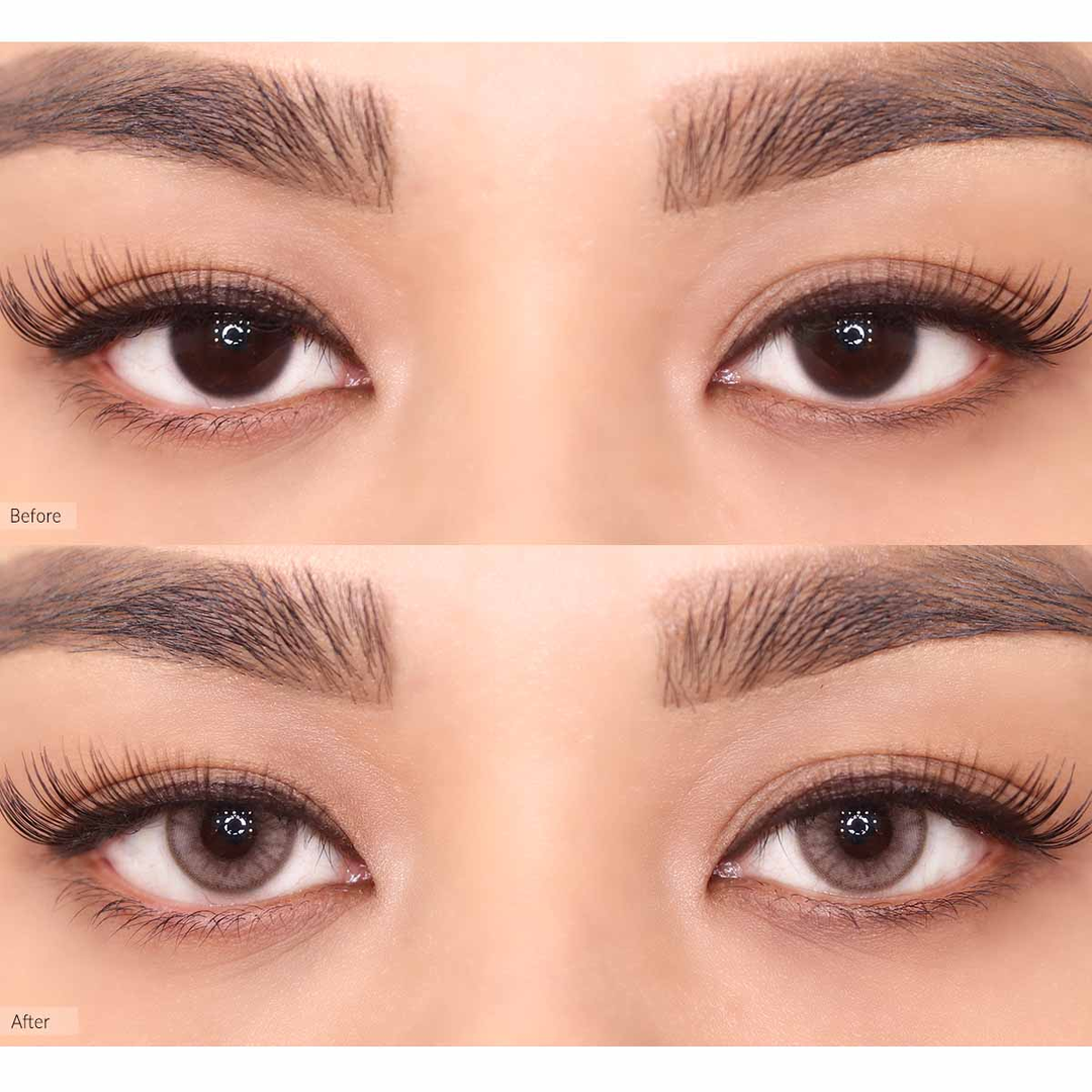 Daily Color Contact Lens - Russian Smoky Brown (0.00 Plano) - Premium ...