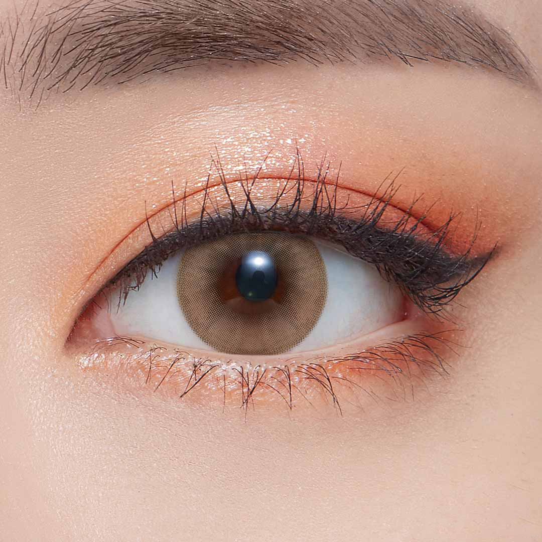 Daily Color Contact Lens - Russian Smoky Brown (0.00 Plano) - Premium ...