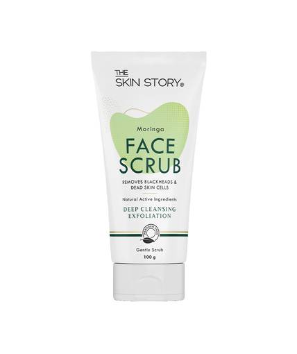 Buy The Skin Story Moringa Face Gentle Scrub 100gm - Maccaron