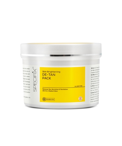 Specifix Professional Skin Brightening De-Tan Face Pack - 400 g - maccaron