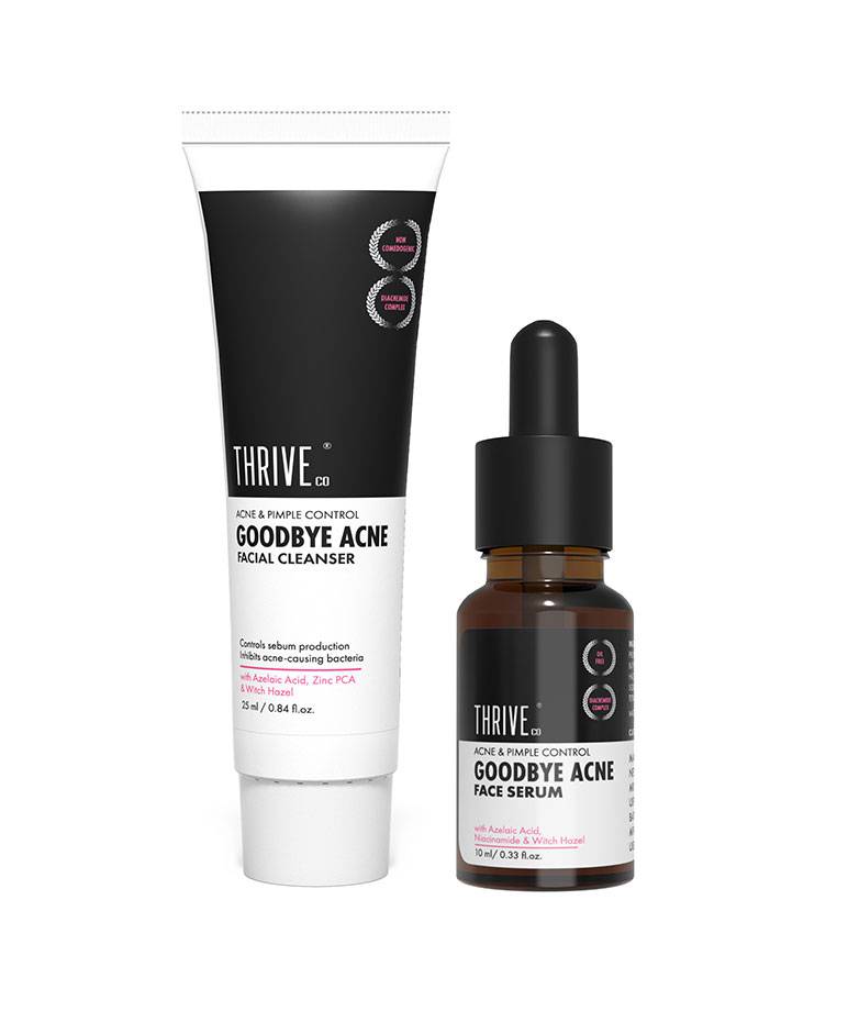 Goodbye Acne Kit | Serum (10ml) & Face Wash (25ml) | Reduces Acne, Acne ...
