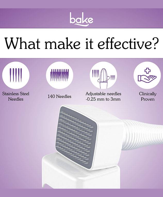 Derma Stamp for Hair & Beard Growth with Adjustable 0.25–3mm & 140 ...